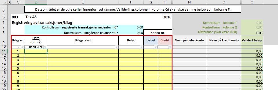 Kunnskapsbrev # 1 - Regnskap